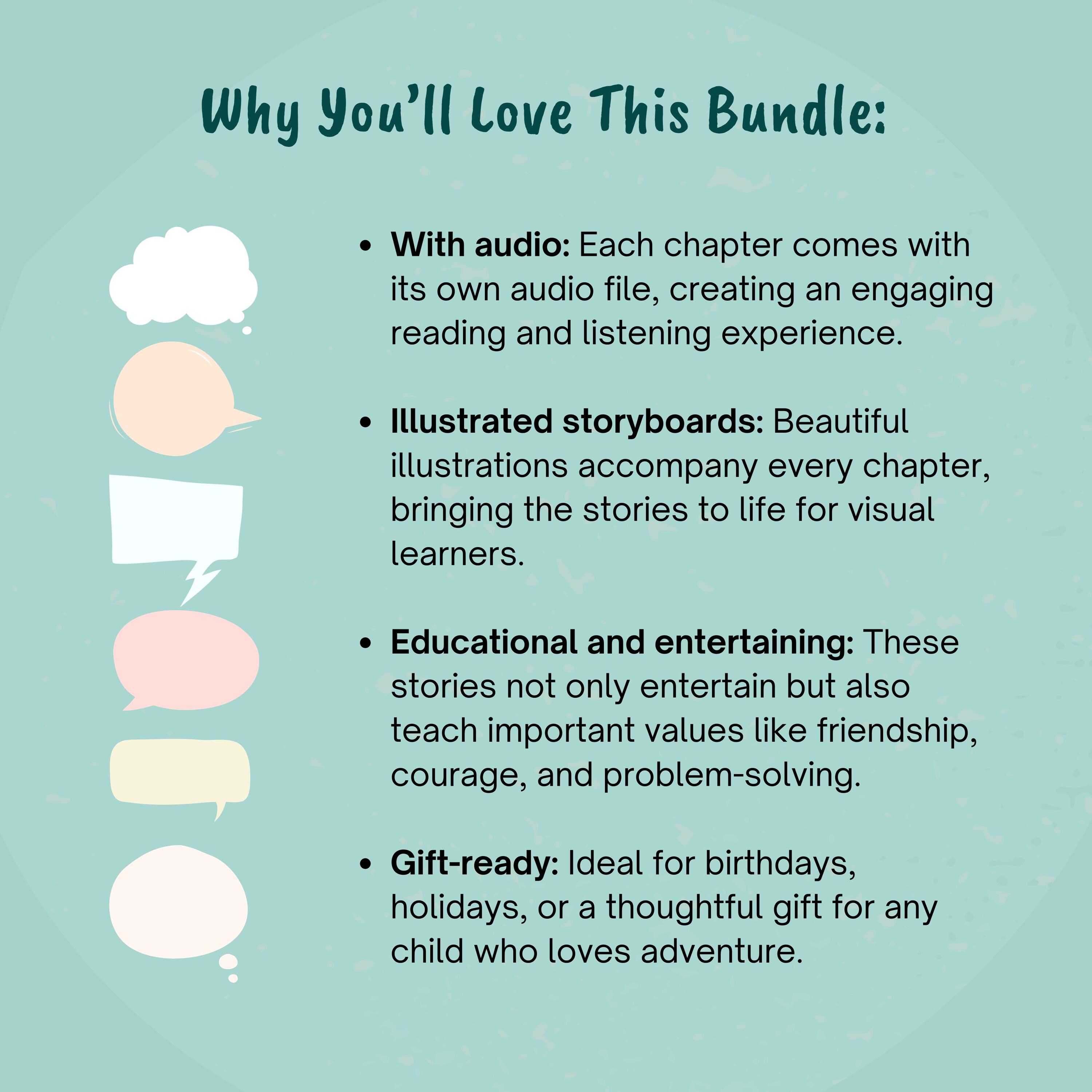 5 Magical Children's Storybooks With Audio (digital Download) - Etsy