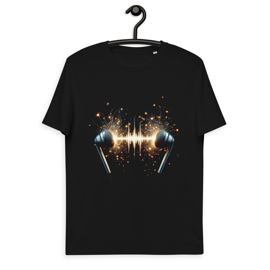 ASMR Gift Audio Tingles Earbuds Unisex Organic Cotton T-shirt - Etsy