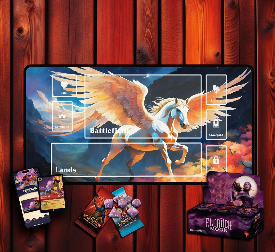 Custom Board Game MTG Large Playmat Size 31x15.5 Mousepad Play Mat for ...
