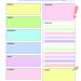 Digital Weekly Planner PDF, Printable & Fillable, Sizes A4/a5/letter ...