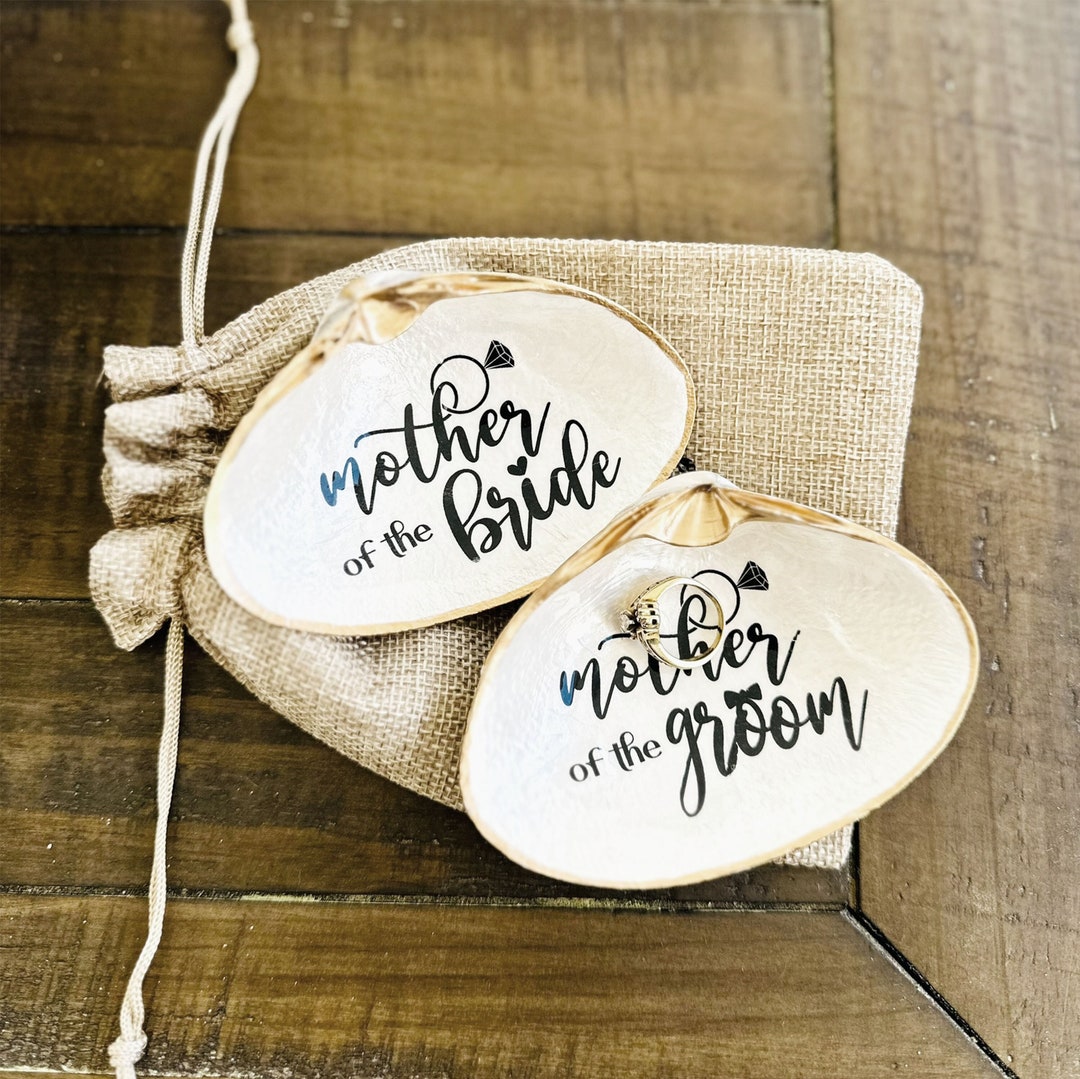 Mother of the Bride Shell Ring Dish Gift, Mother of the Groom Gift for ...