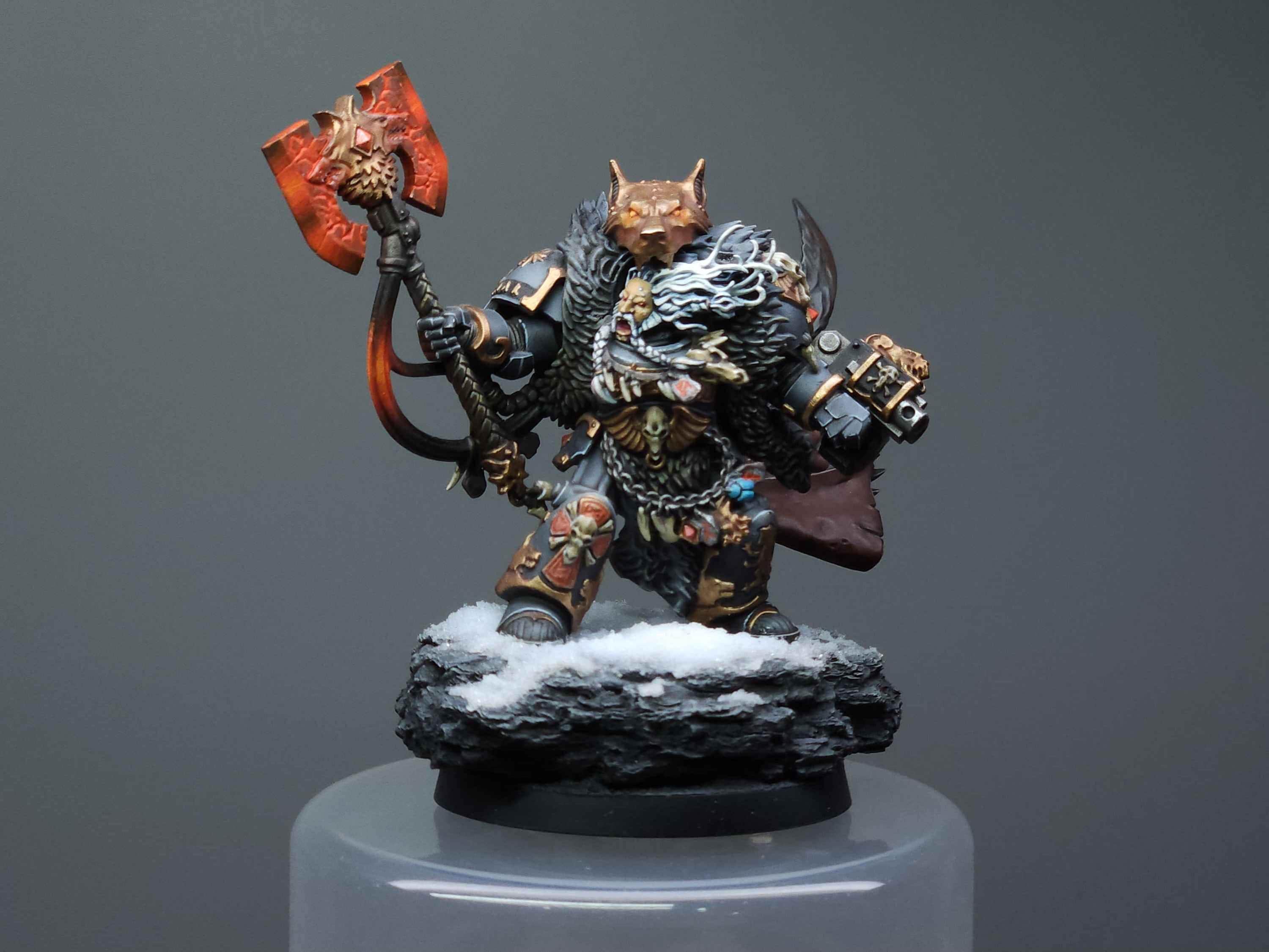 Warhammer40k Space Wolves Lord : Logan Grimnar Single Model Well Painted - Etsy