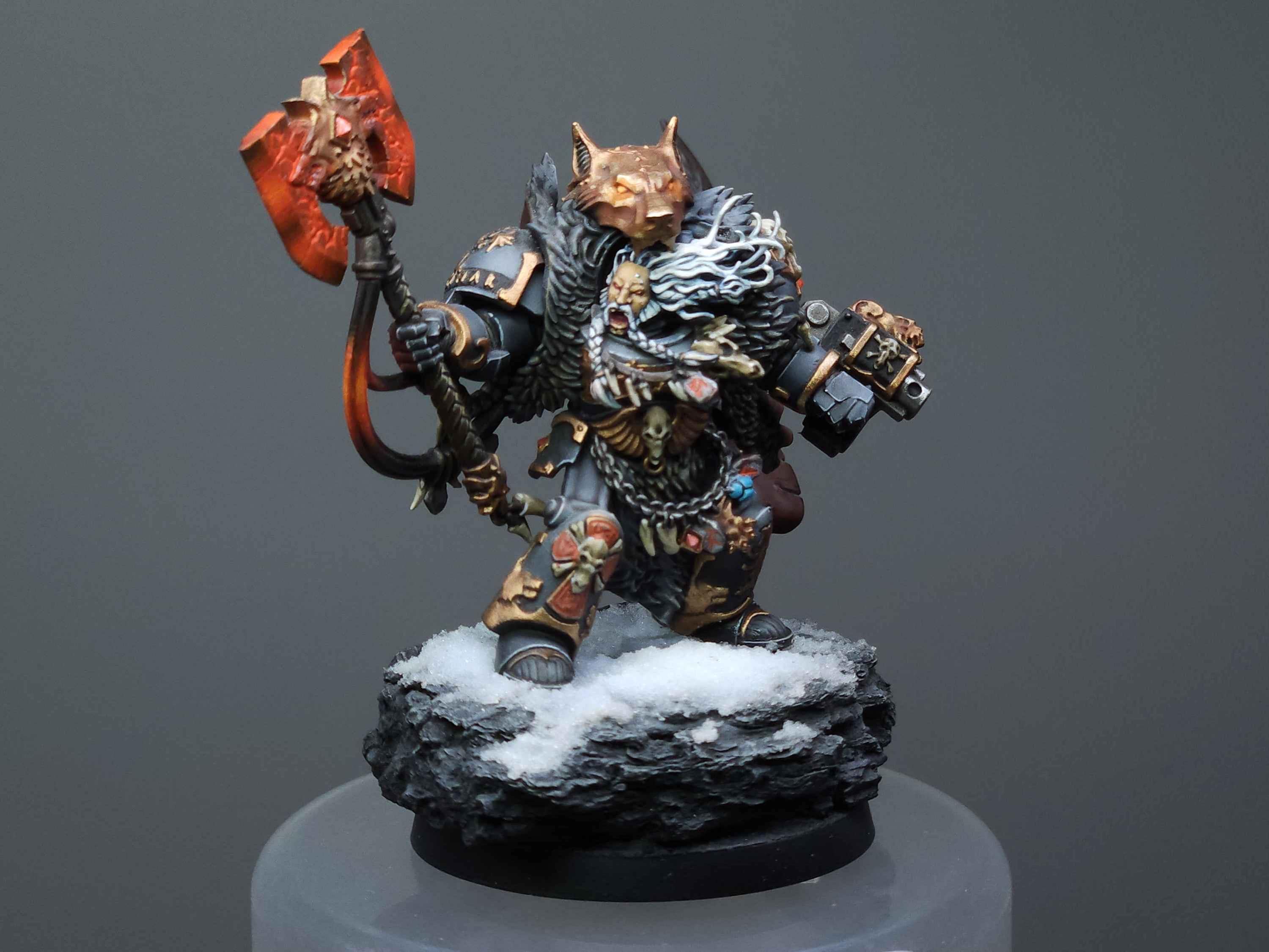 Warhammer40k Space Wolves Lord : Logan Grimnar Single Model Well ...