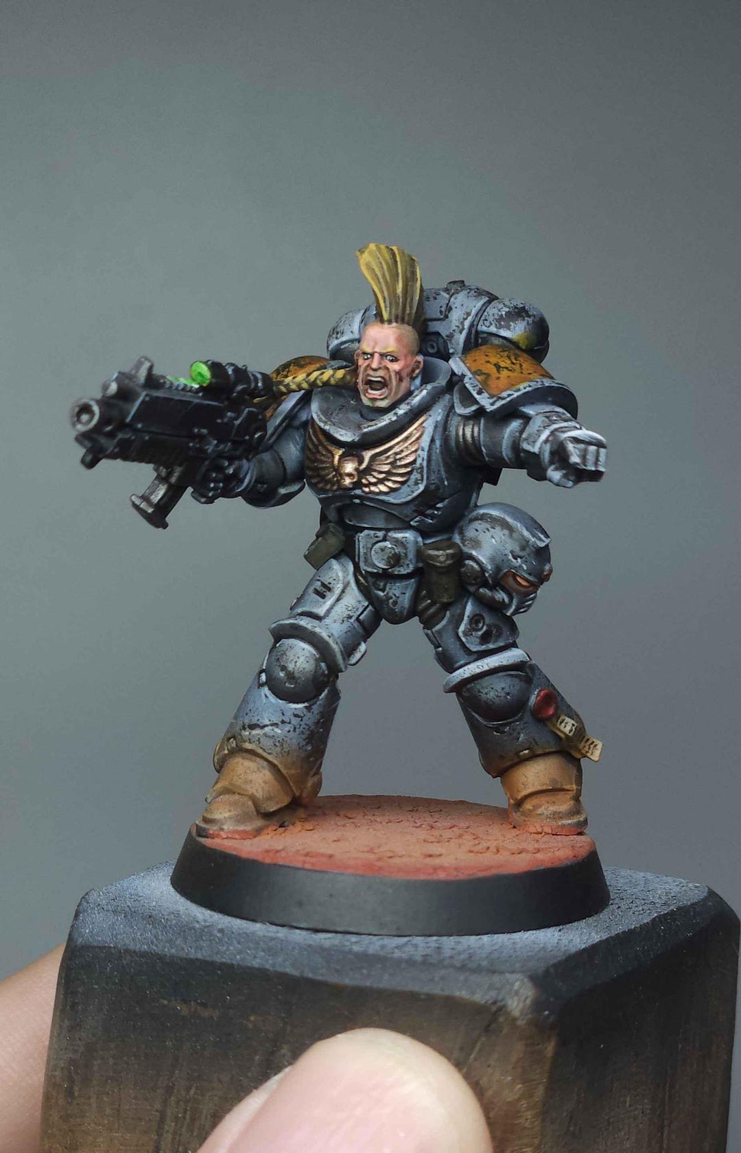 Warhammer40k : Space Wolves Lieutenant Well Painted - Etsy