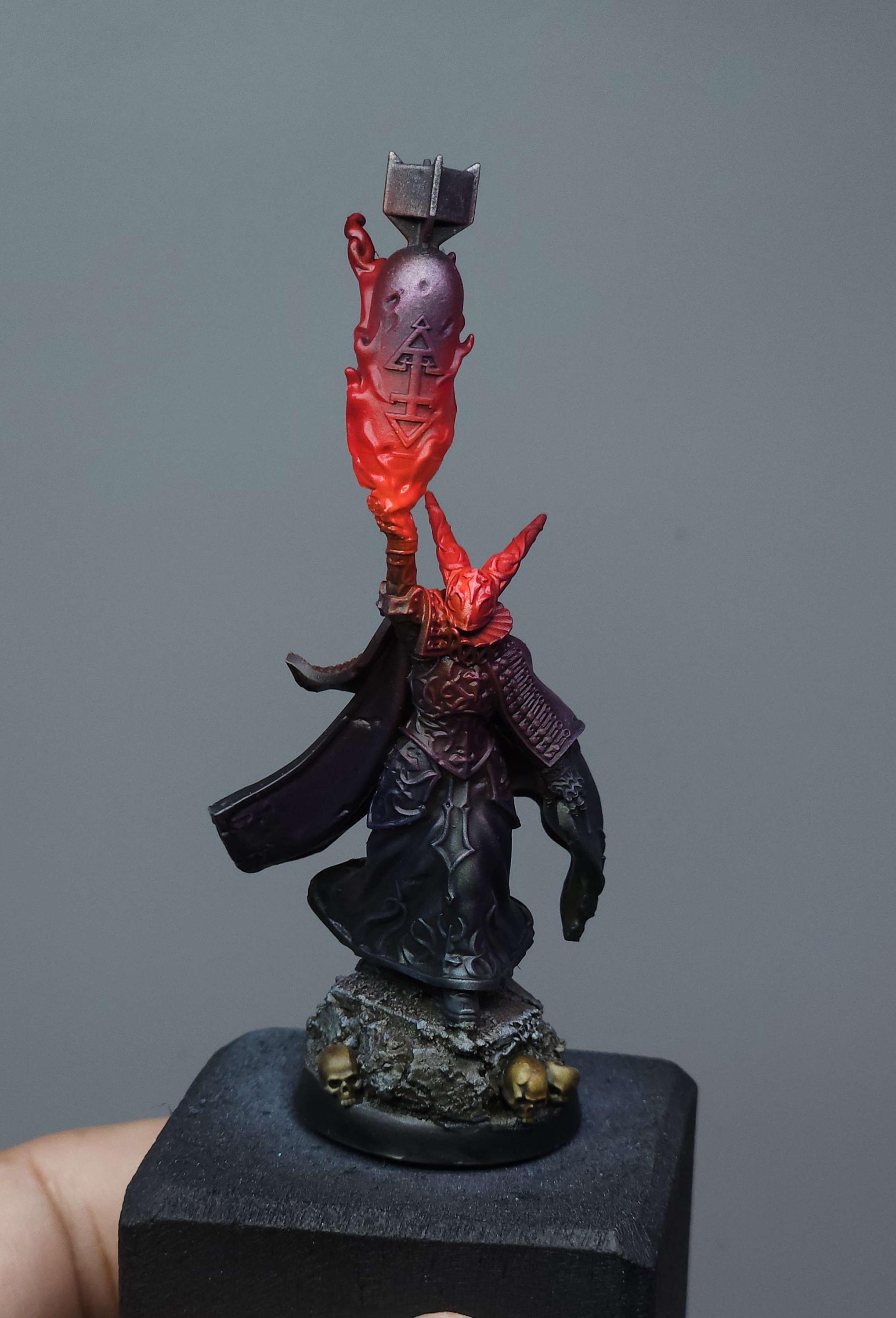 Trench Crusade : Artillery Witch "red Flame" Well Painted - Etsy