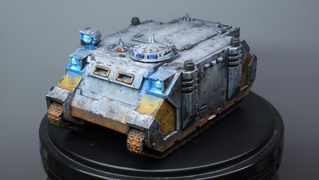Warhammer40k Space Wolves Rhino Tank Well Painted - Etsy