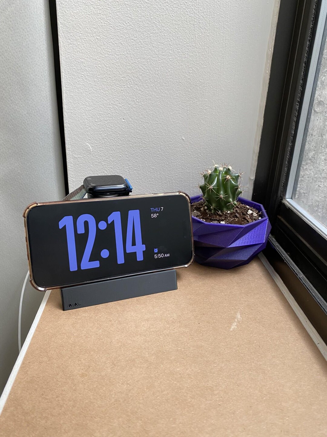 Apple iPhone & Apple Watch Nightstand for Magsafe Charger - Etsy