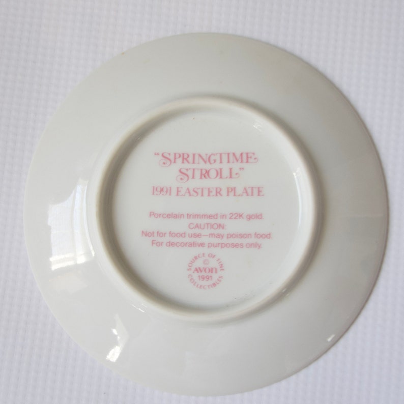 1991 Springtime Stroll Mini Easter Plate - Etsy