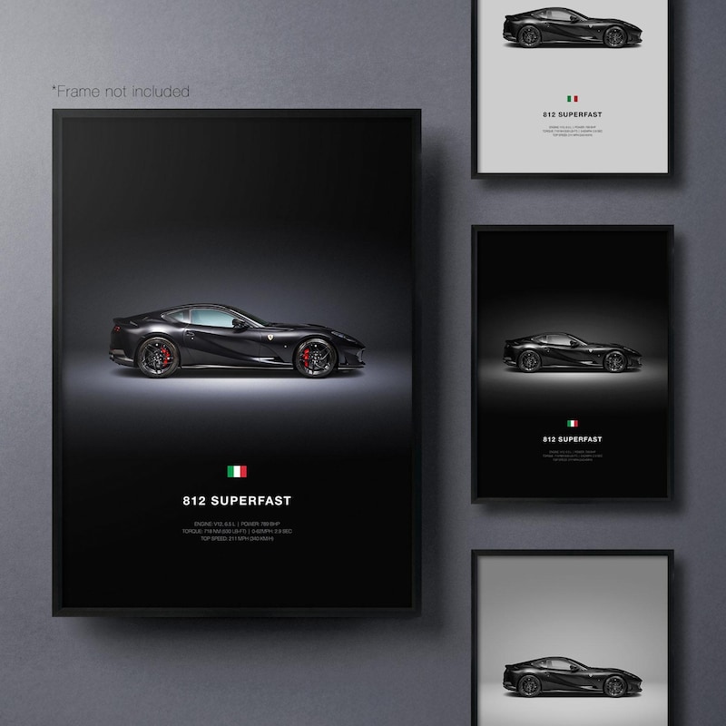 Ferrari poster - Etsy.de