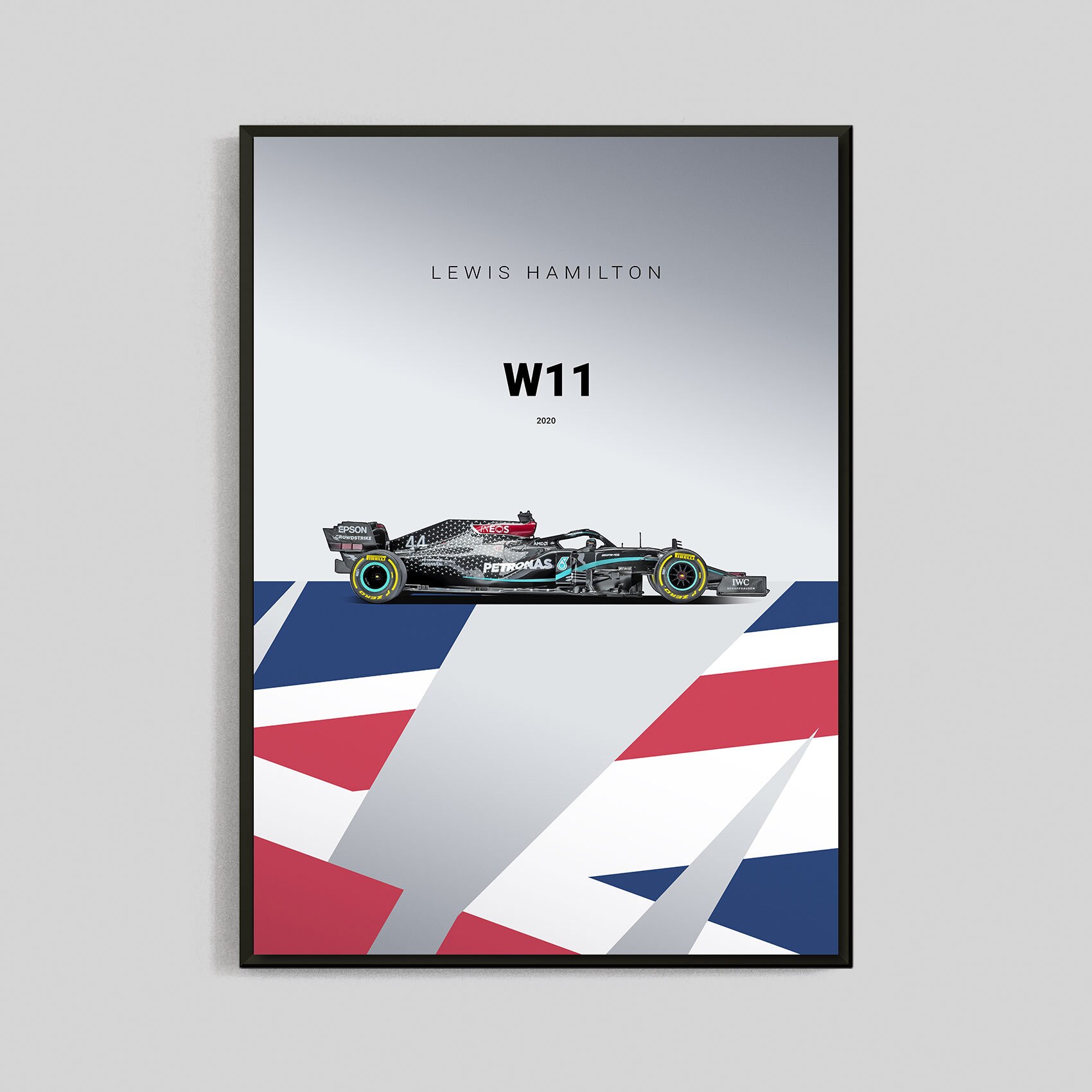 Lewis Hamilton 2020 Mercedes-amg F1 W11 F1 2020 Poster Print Car Poster ...