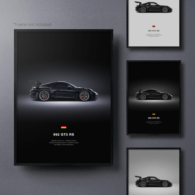 Porsche 911 Gt3 Rs Poster - Etsy