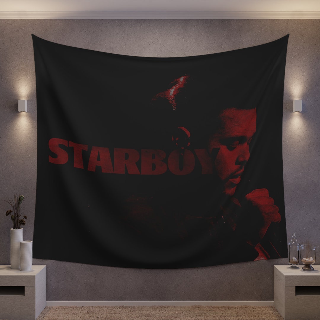 The Weeknd Wall Tapestry, Weeknd Wall Decor , Weeknd Aesthetic Item ...