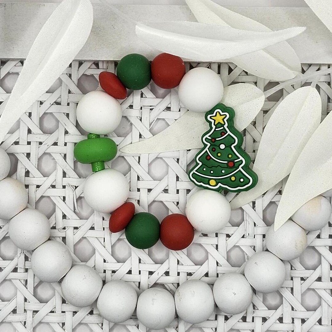 Christmas Tree Cup Charm, Tree Stanley Cup Handle Bracelet - Etsy