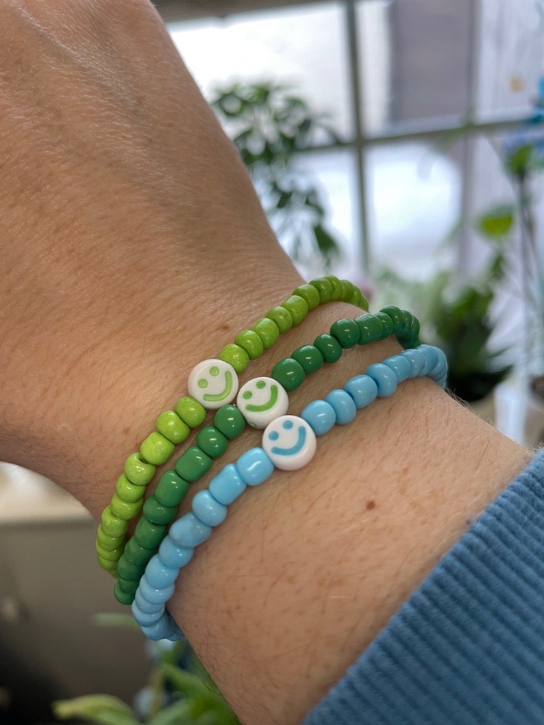 Smiley Face Bracelets, Friendship, Gift, Jewelry, Spring, Summer ...