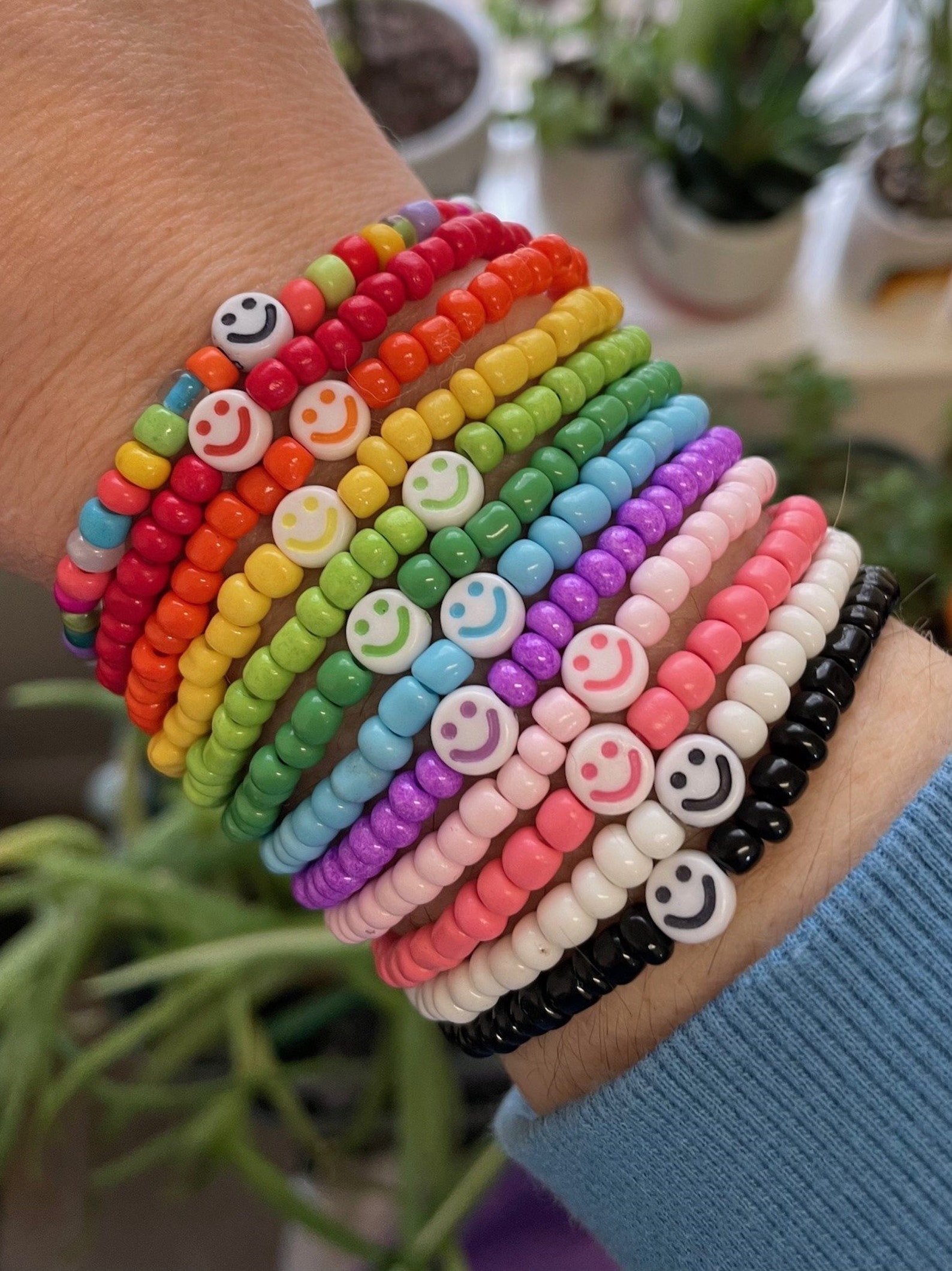Smiley Face Bracelets, Friendship, Gift, Jewelry, Spring, Summer ...