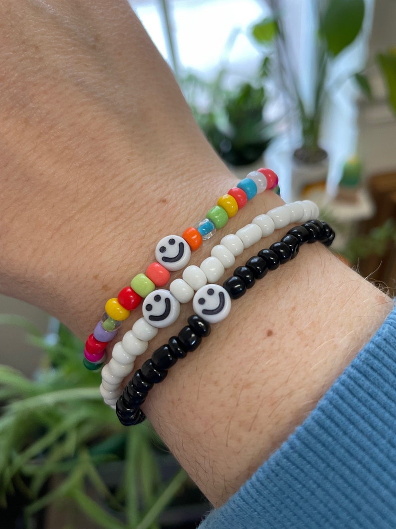 Smiley Face Bracelets, Friendship, Gift, Jewelry, Spring, Summer ...