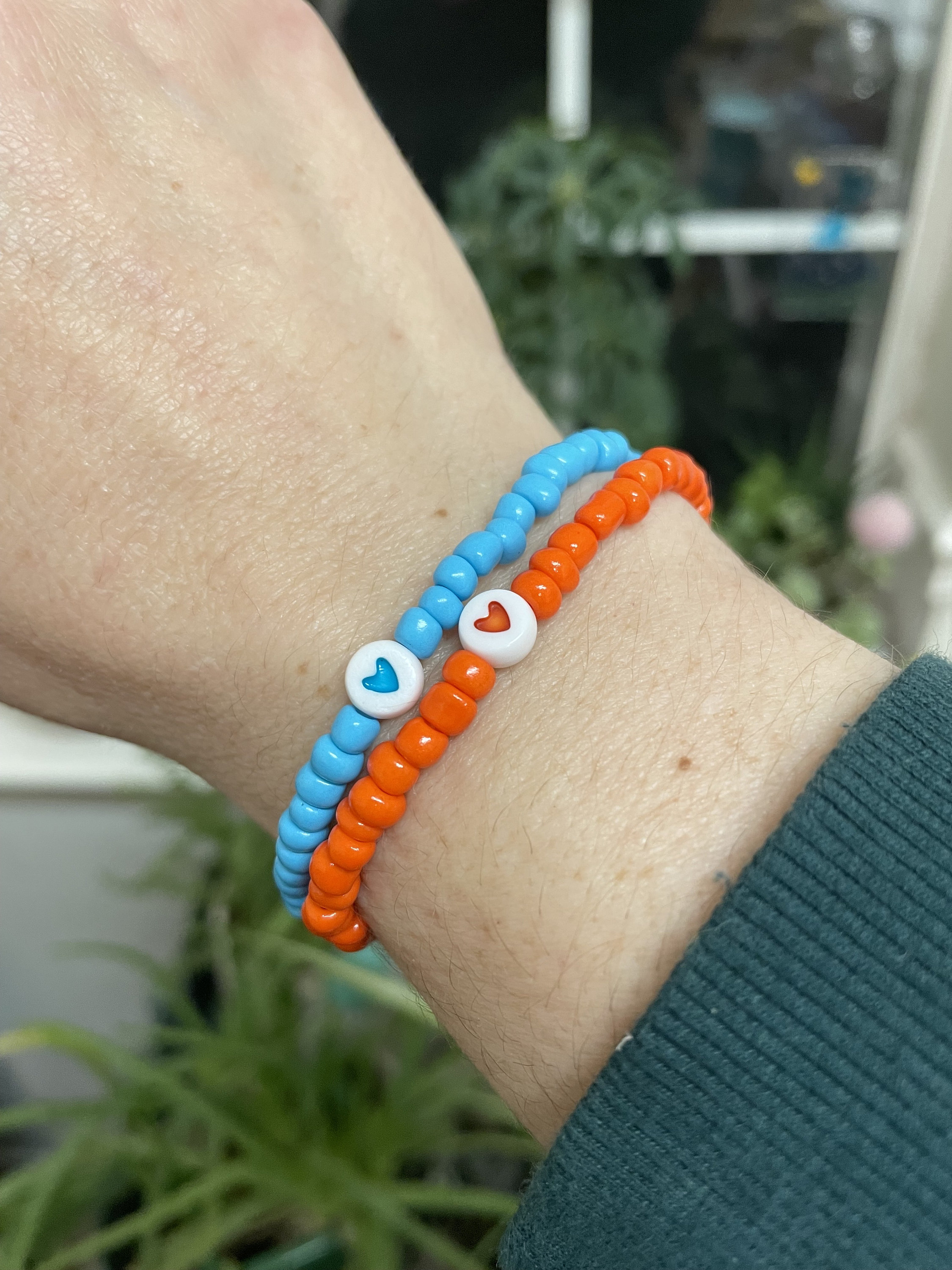 Heart Bracelets, Galentine Bead Bracelets, Love, Friendship Bracelets ...