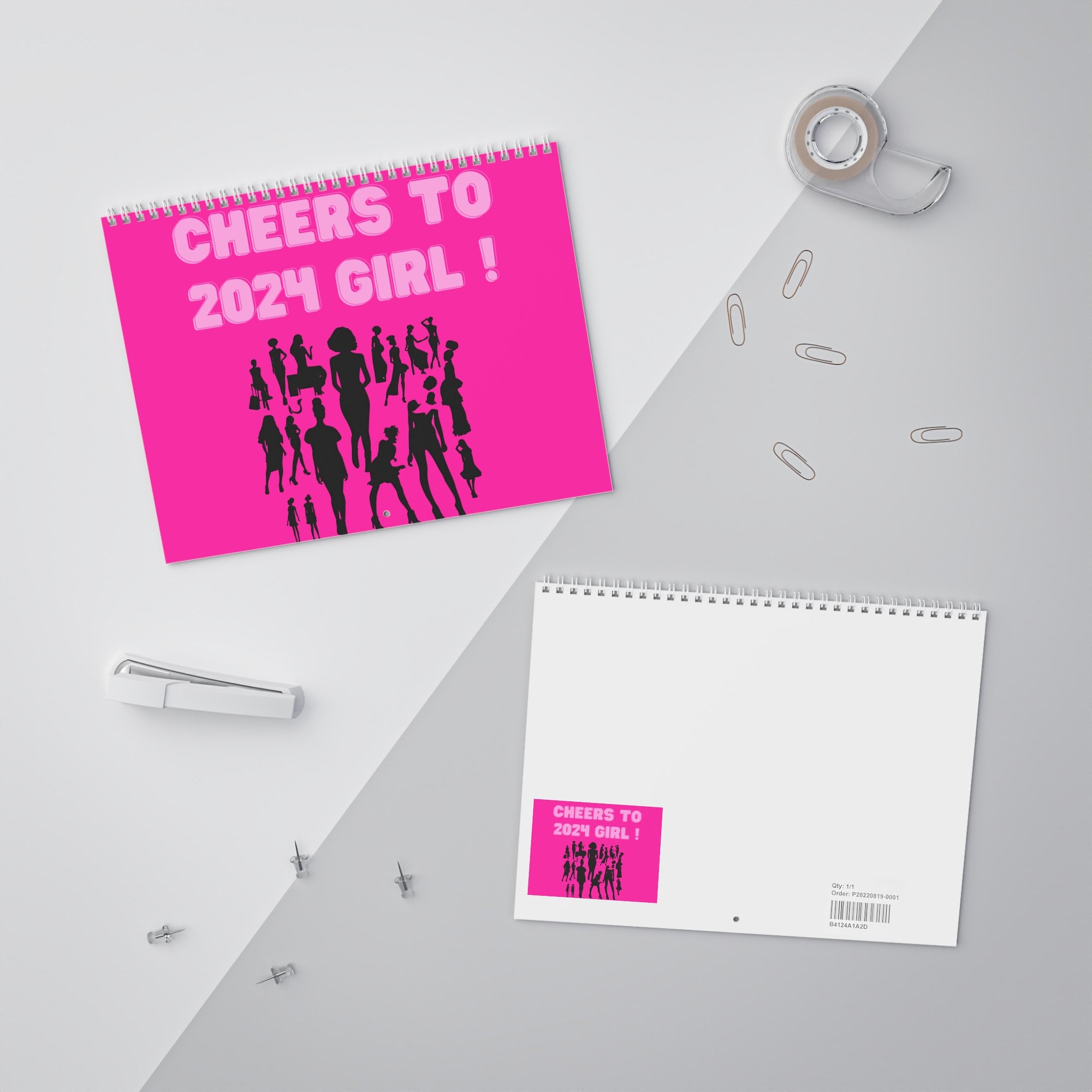 Girls 12 Month Calendar (2024) - Etsy