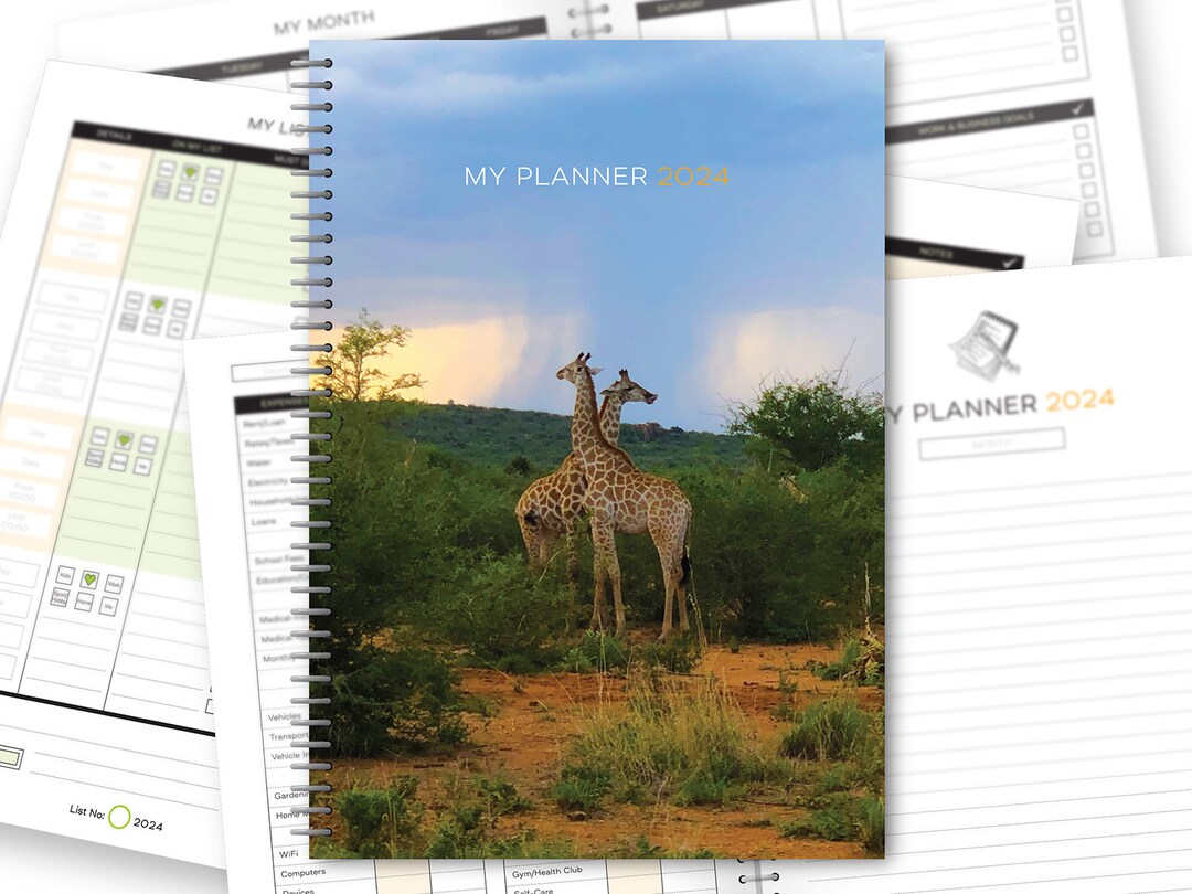 My Planner 2024 General Planner Printable Africa Theme - Etsy