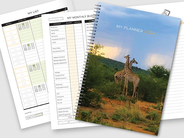 My Planner 2024 General Planner Printable Africa Theme - Etsy