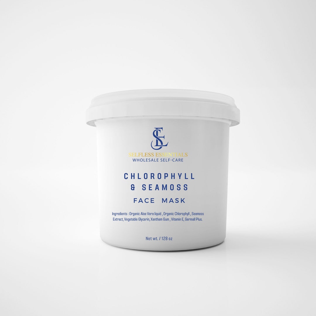 Chlorophyll & Seamoss Face Mask Wholesale Face Care Bulk Organic ...