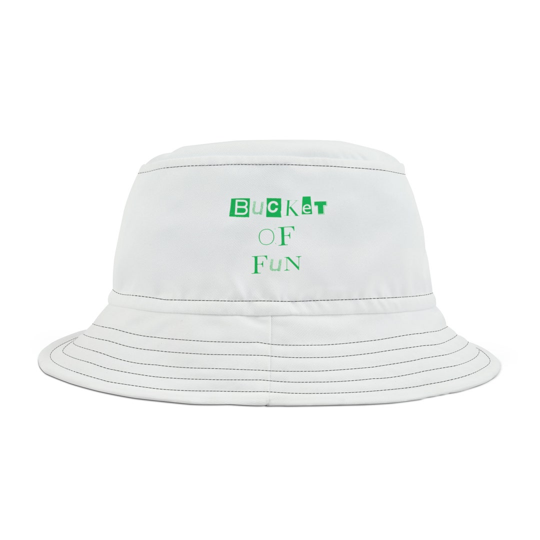 Bucket of Fun Bucket Hat: White/green - Etsy