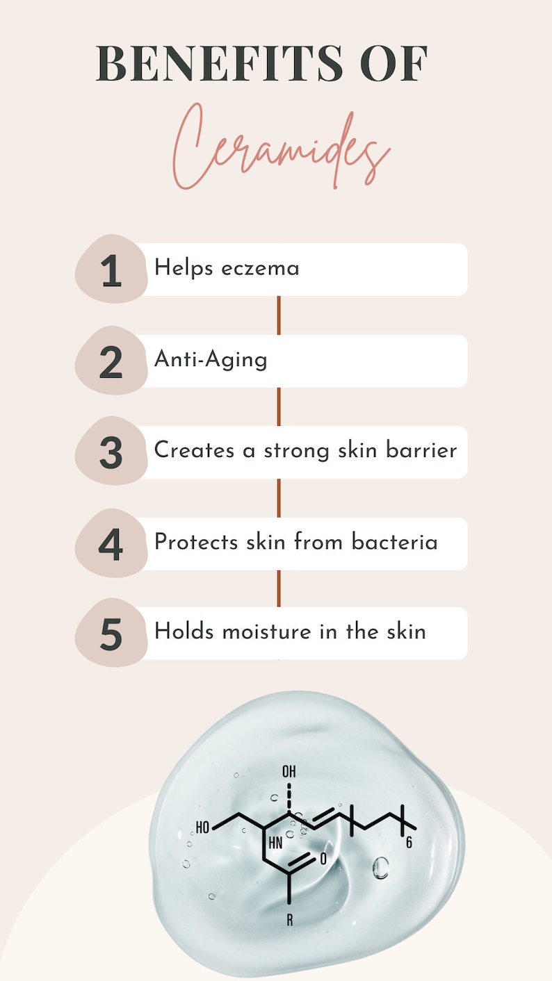 All Natural Ceramides Royal Jelly Face Cream - Dry Skin Moisturizer ...