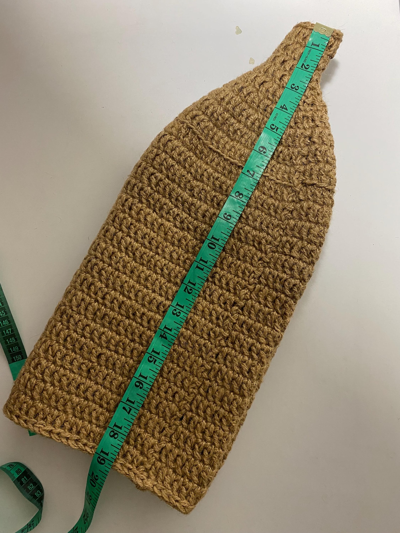 Crochet 5-gallon Water Jug Cover, Handmade Decorative Jute Cover for 18 ...