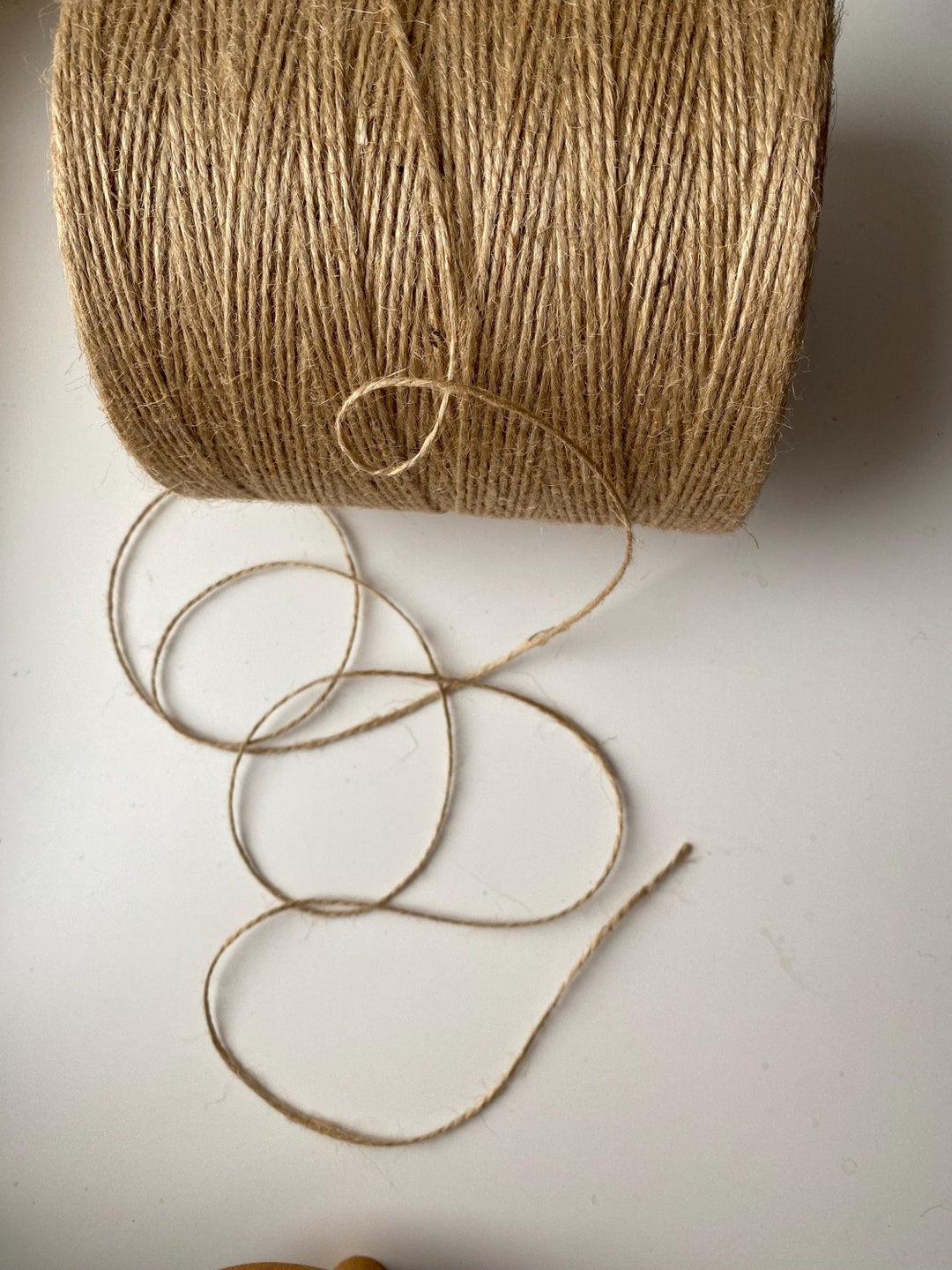 Macramé Cord, Jute Cord 2 Mm, Rustic Cord for Crochet, Natural Rope for ...