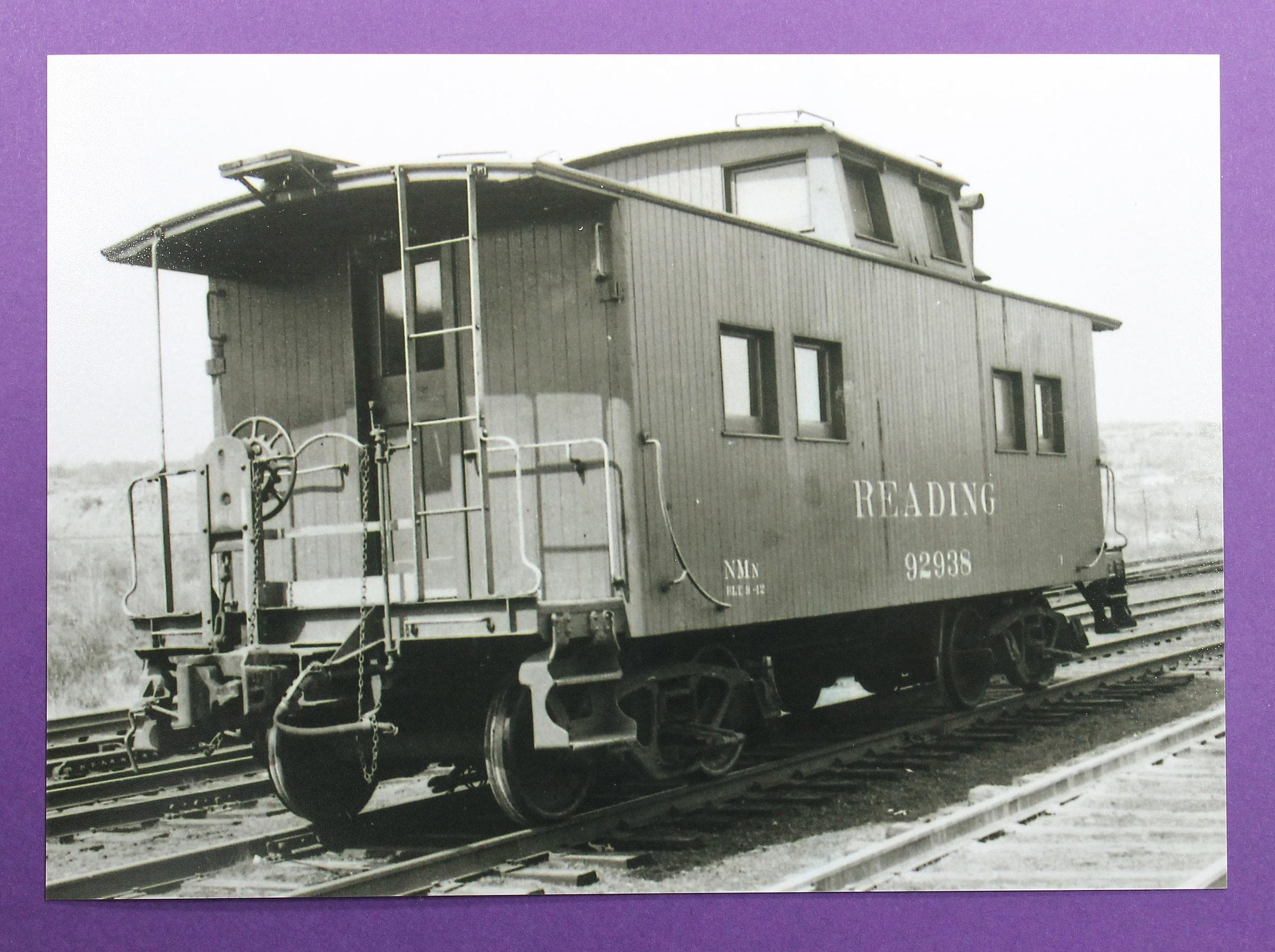 1940's Reading Railroad Nmn Caboose #92938 5x7 Photo - Etsy