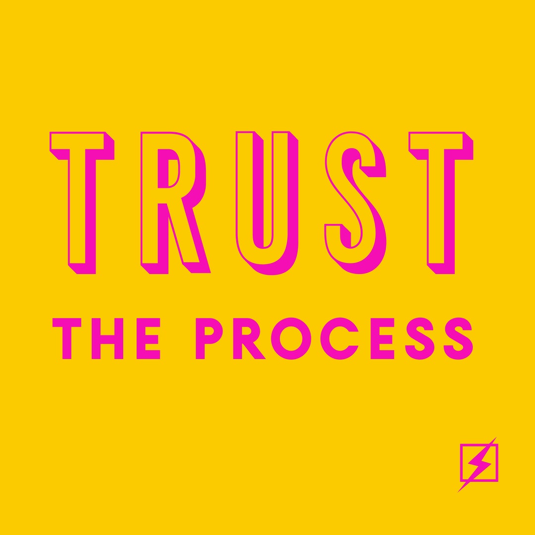 Trust the Process Gym Print Motivational Art Gift Fitness, Positivity ...