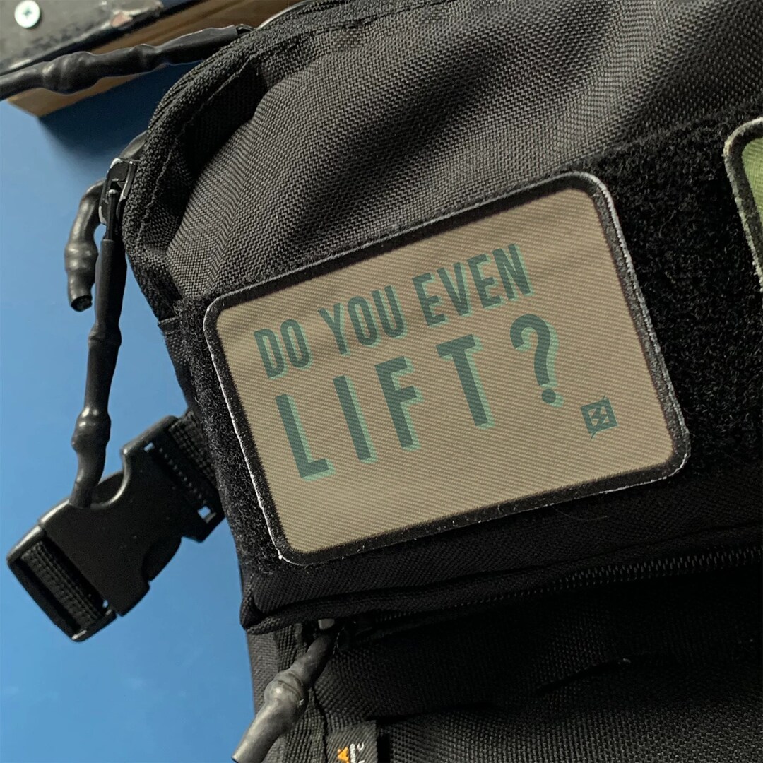 Velcro Patch do You Even Lift Gym Jokes Fun Fitness Gift Morale ...