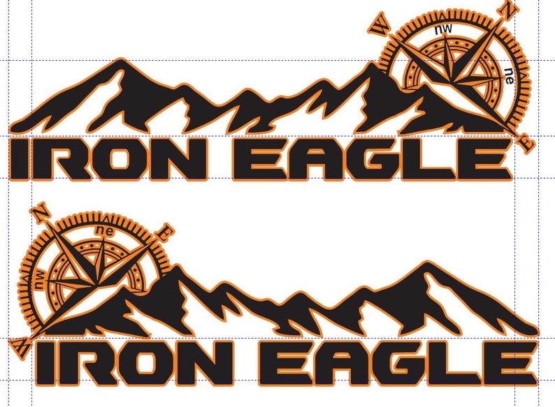 Custom Mountain Lettering Decal - Compatible With Jeep Wrangler, 651 ...