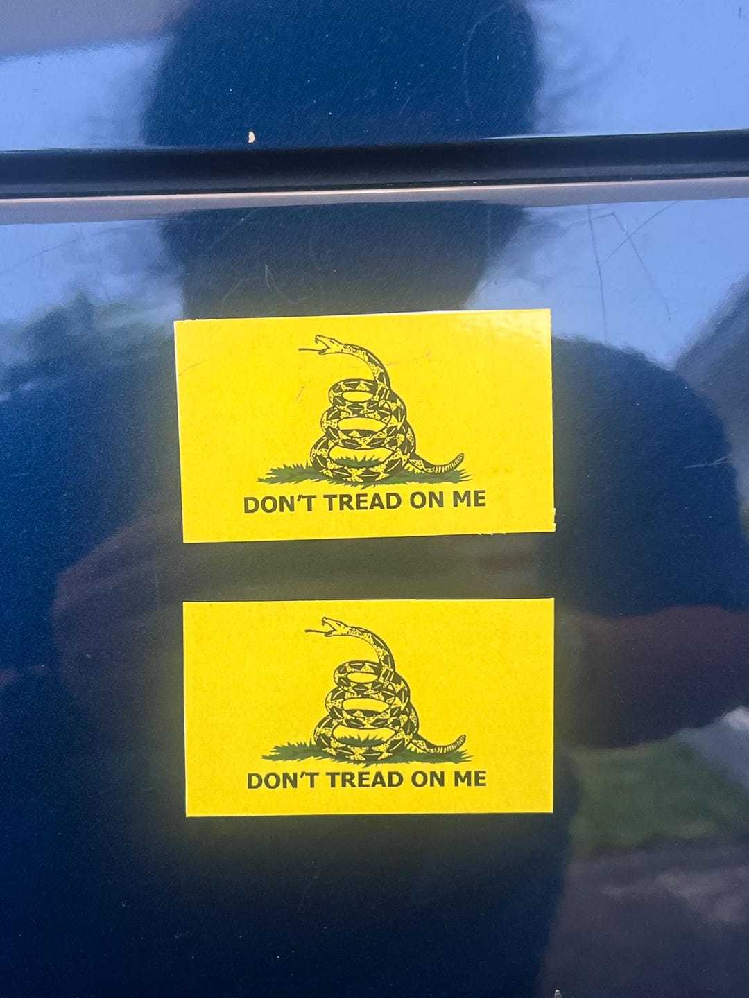 2 Pk Mini Don’t Tread on Me Stickers - Etsy