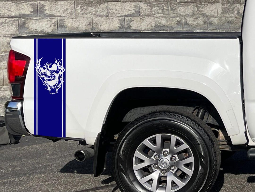 Skull Tailgate Decal - Multi-color Vinyl Truck Graphic - Etsy