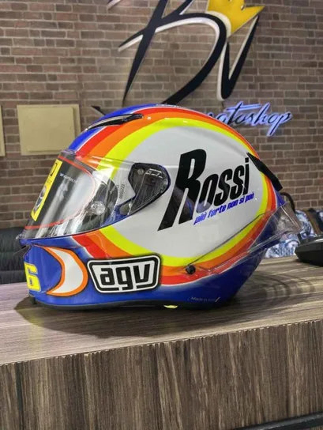 AGV Pista GP RRR Valentino Rossi Helmet VR46 - Etsy