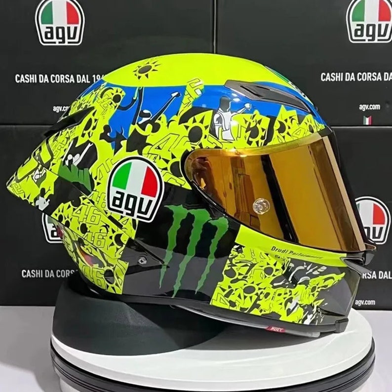 AGV Valentino Rossi Helmet VR46 Misano 2021 - Etsy