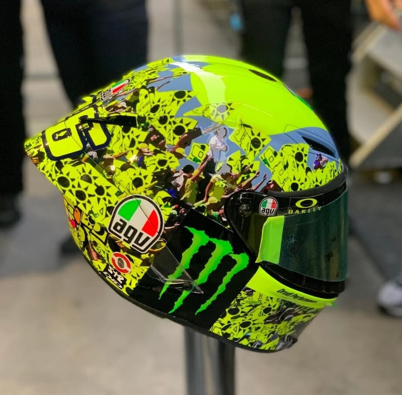 AGV Pista GP RR Valentino Rossi Motorcycle Helmet VR46 Misano 2021 - Etsy