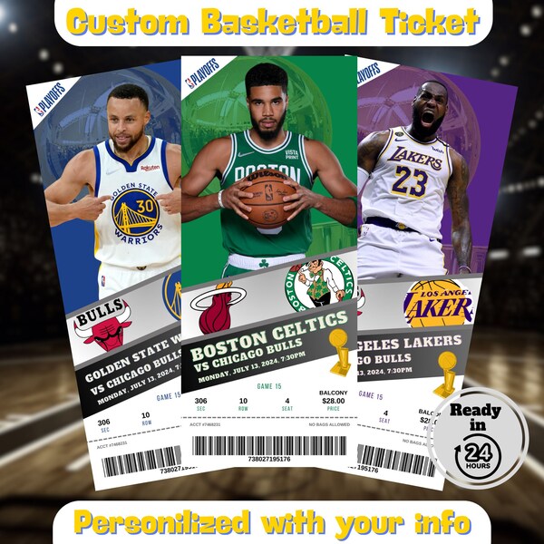 Nba Ticket - Etsy