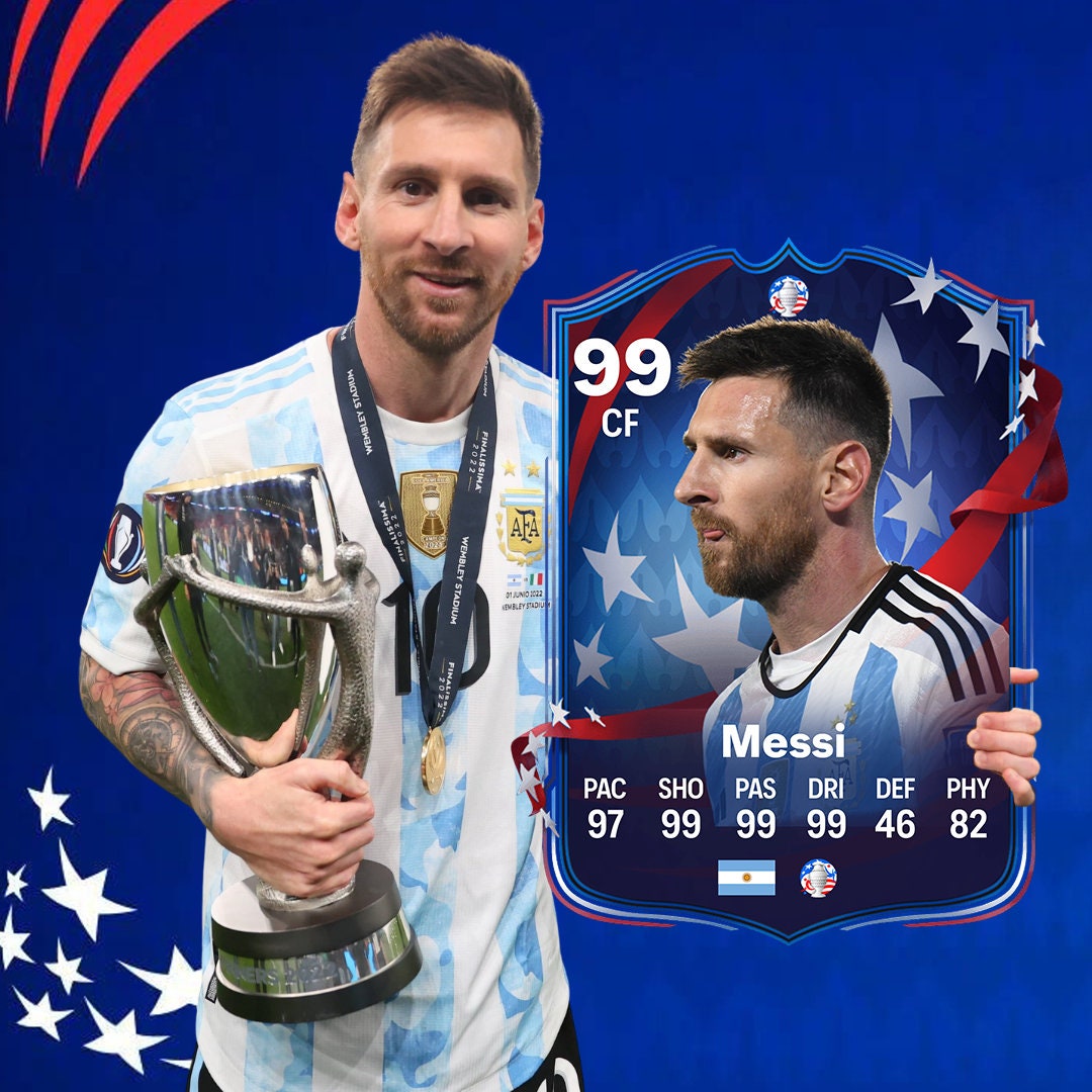 Messi EA FC 24 Copa America Card, FIFA 24, Fut Fifa Ultimate Team ...