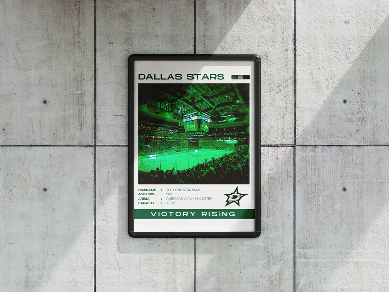 Dallas Stars Arena Poster, Printable Dallas Stars Arena Poster ...
