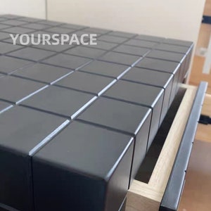 Tile Effect Nightstand Side Table Organize Table Corner Table Bookshelf ...