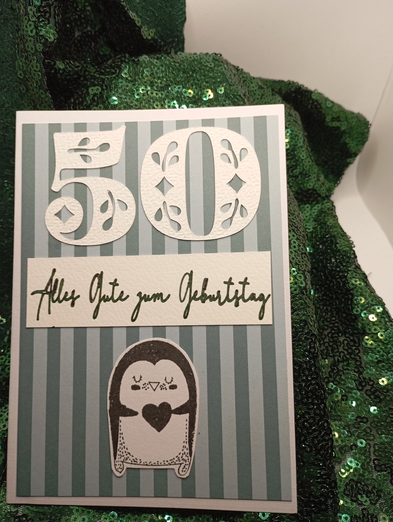 Geburtstag Geburtstagskarte Runder Geburtstag Handmade - Etsy