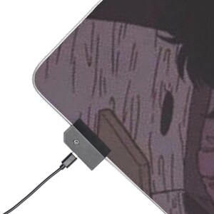 Cowboy Bebop Desk Mat goodbye Space Cowboy Spike Swordfish Black Gaming ...