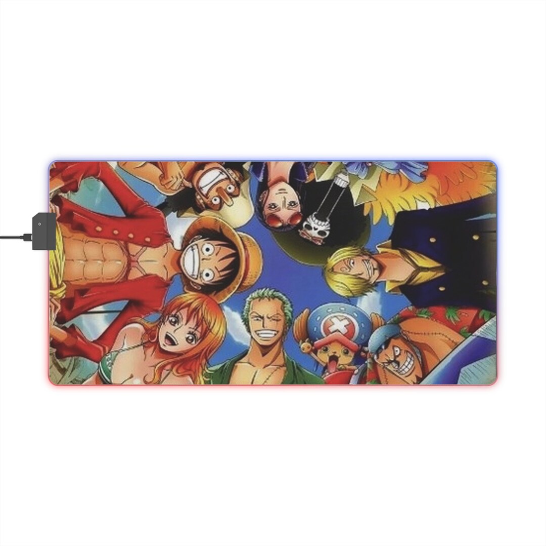 Anime One Piece. ...retro Anime Desk Mat, Long Desk Mats, Aesthetic ...