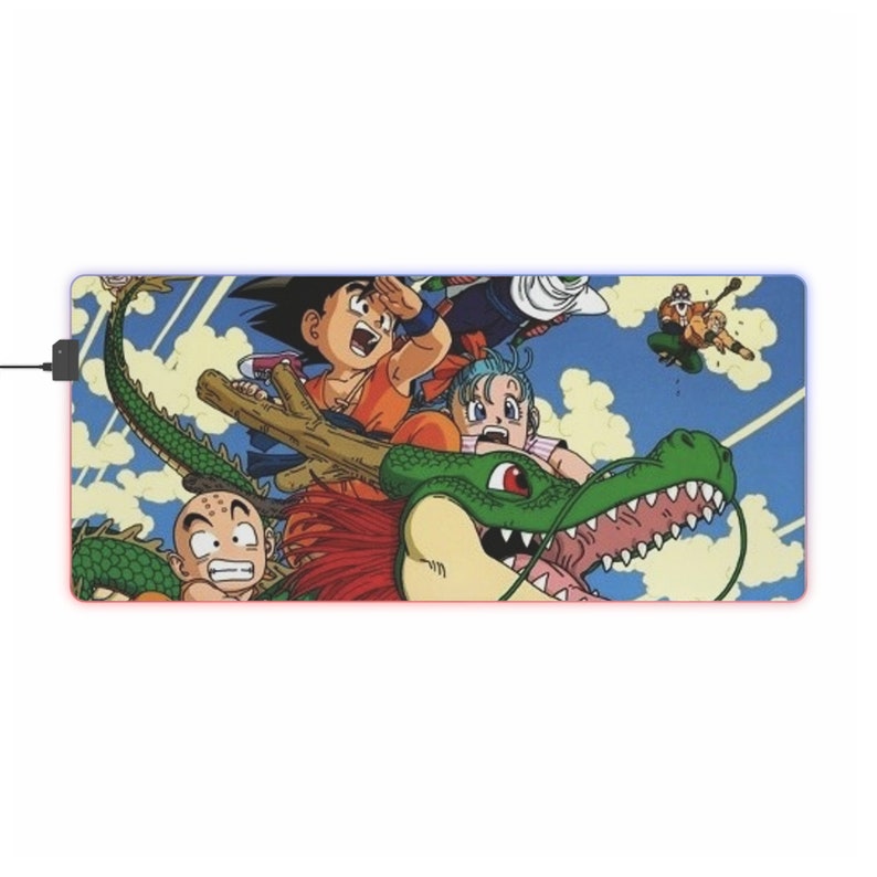 Anime Dragon Ball Z Goku Desk Mat Goku on Nimbus Cloud Animated Series ...