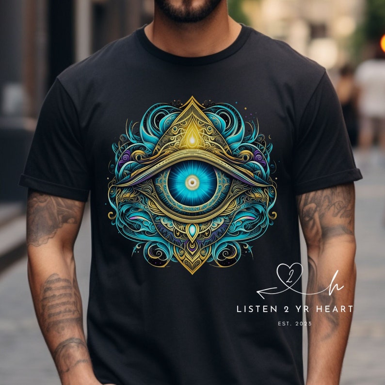 Mystic Third Eye Shirt, Esoteric Spiritual Awakening Shirt, Consciously ...