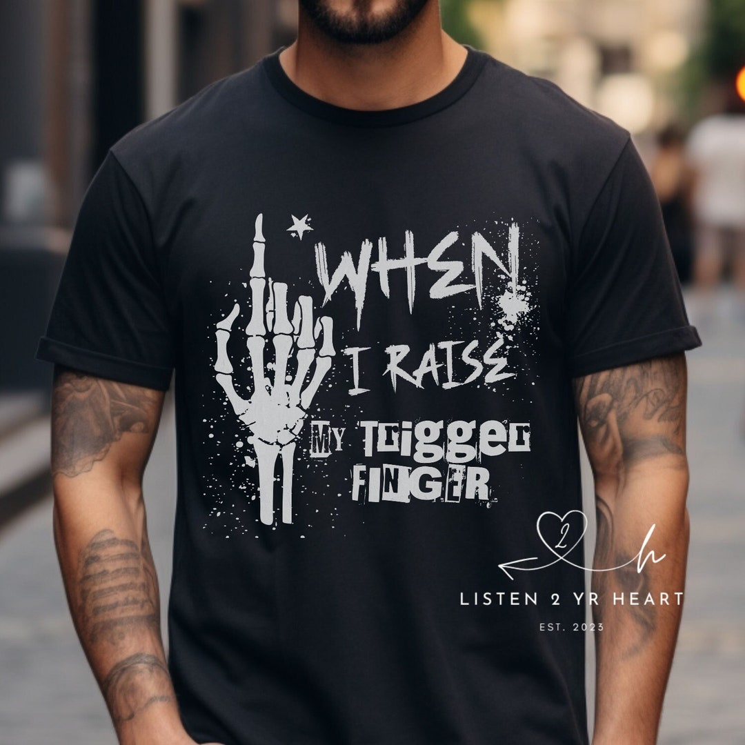 When I Raise My Trigger Finger Junglist T-shirt Drum and Bass Shirt EDM ...