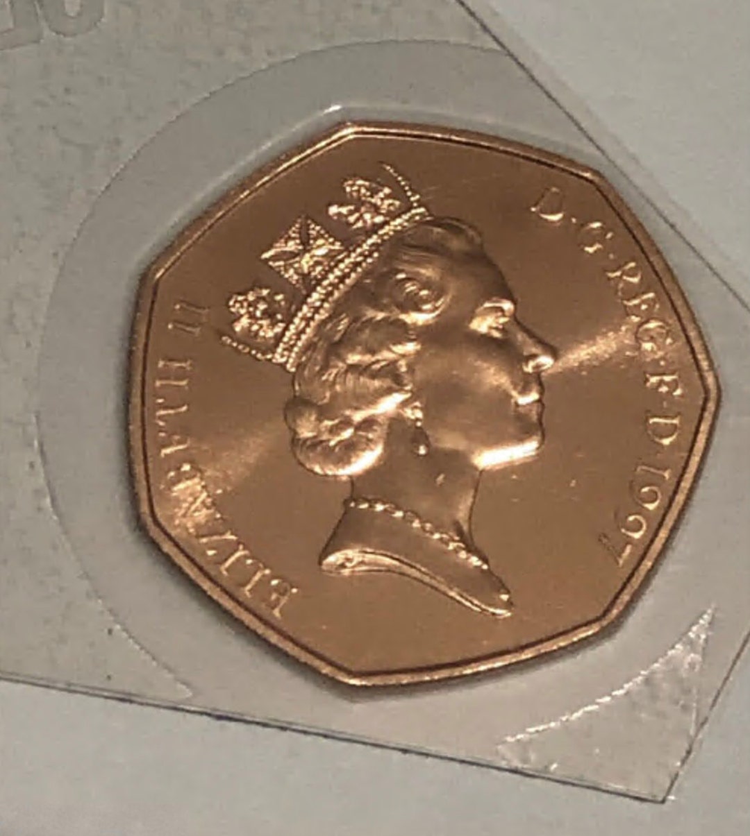 1997 50p Britannia Last Large Style Old Fifty Pence Coin Uncirculated ...