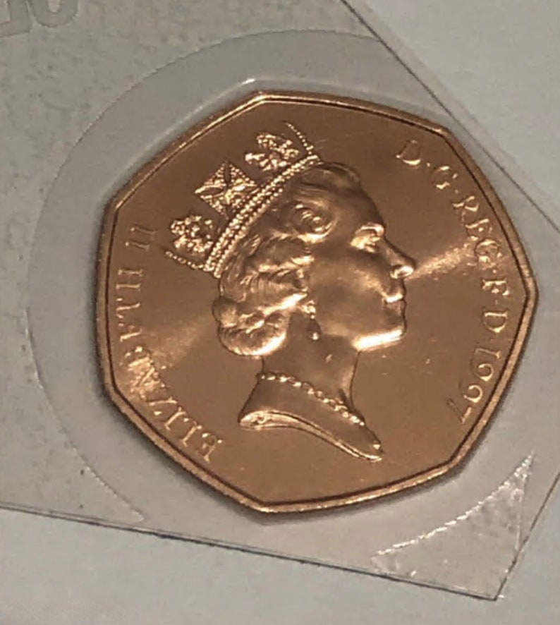 1997 50p Britannia Last Large Style Old Fifty Pence Coin Uncirculated ...